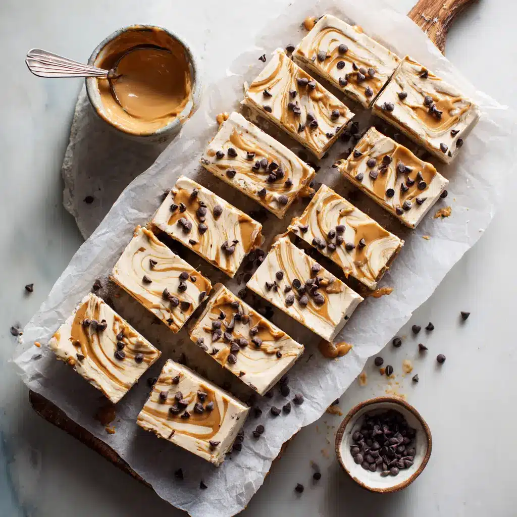 Peanut Butter Frozen Yogurt Bars – 5 min Easy No-Bake Recipe