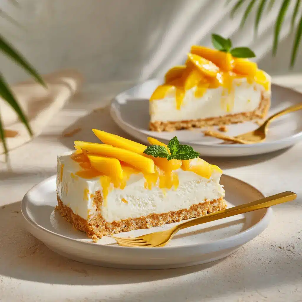 No Bake Mango Cheesecake – Easy 5 Star Tropical Flavor