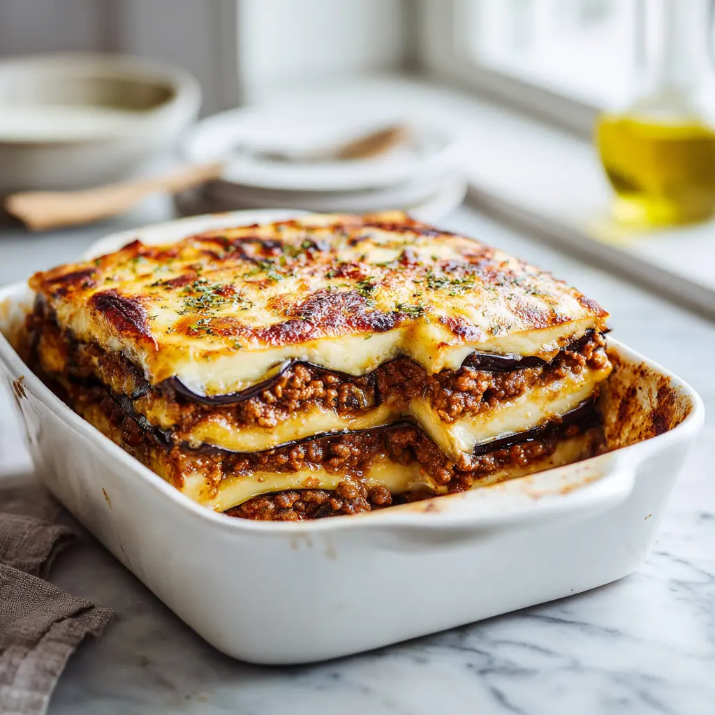 Traditional Greek Moussaka Recipe – 3Steps Authentic Comfort