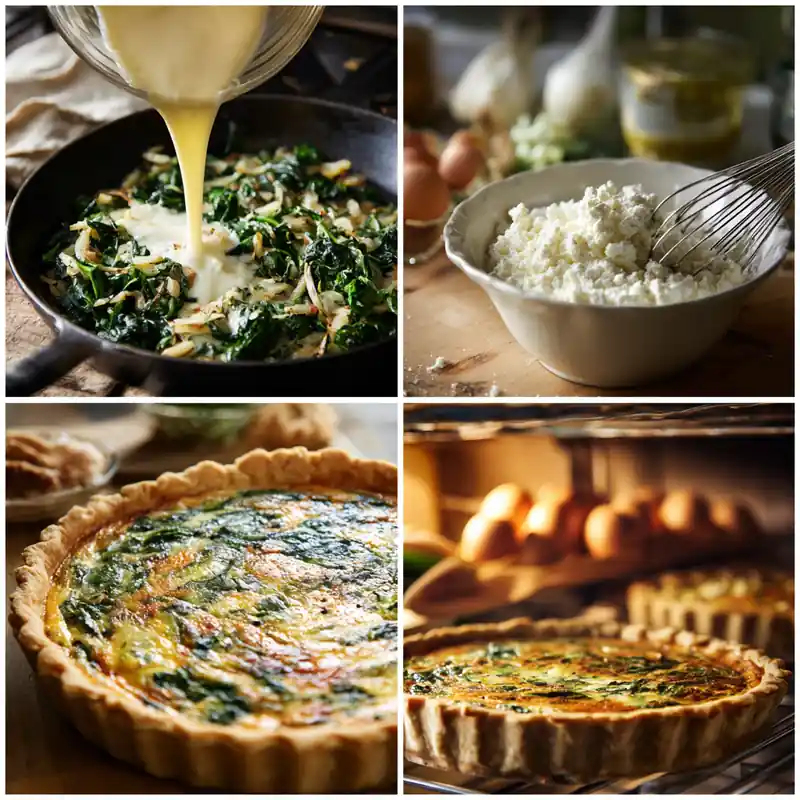 Creamy Ricotta and Spinach Quiche-Top1 Mediterranean Recipe